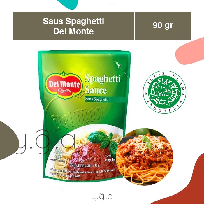 Jual Del Monte Saus Spageti 250gr / Spaghetti Sauce / Saos Pasta ...