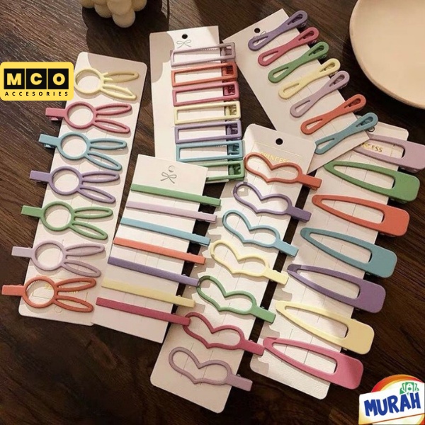 Jual Jepitan Rambut Korea Set Aksesoris Rambut Lucu Jepit Bunga ...