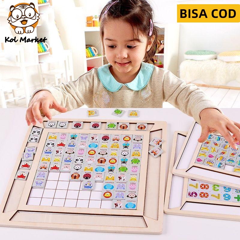 Jual Puzzle Mainan Edukatif Untuk Anak-anak Kognitif Pelatihan Berpikir ...