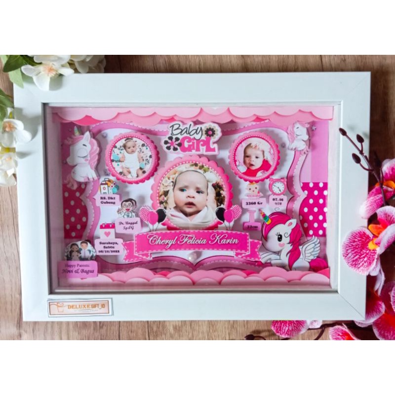 Jual BIODATA BAYI & ANAK 3D atau 2D UKURAN 35 x 25 Cm [Desain PART 1 ...