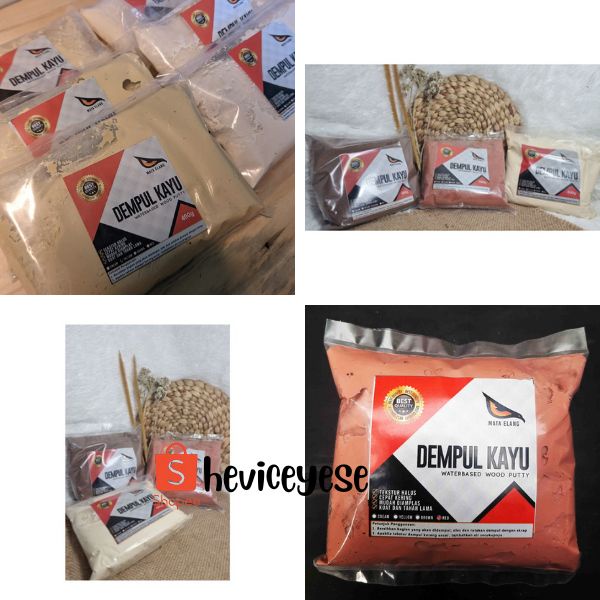 Jual Dempul Kayu Mata Elang 400 gr dan 800 gr / Dempul Kayu Resin ...