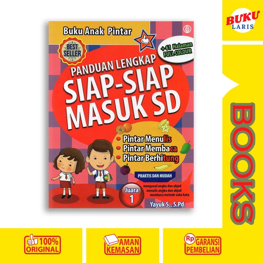 Jual Buku Anak PANDUAN LENGKAP SIAP-SIAP MASUK SD [CALISTUNG] - Original Penerbit Buku Pintar ...