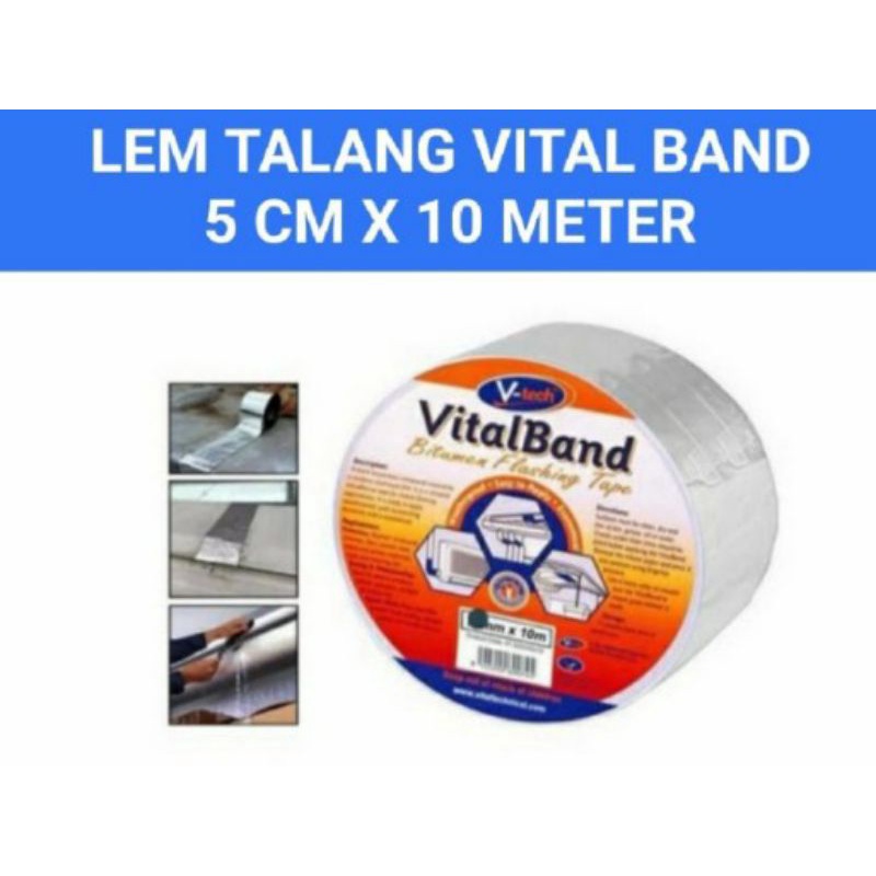 Jual Vitalband Lem Seng Bocor Tahan Panas dan Air Waterproof Lakban ...