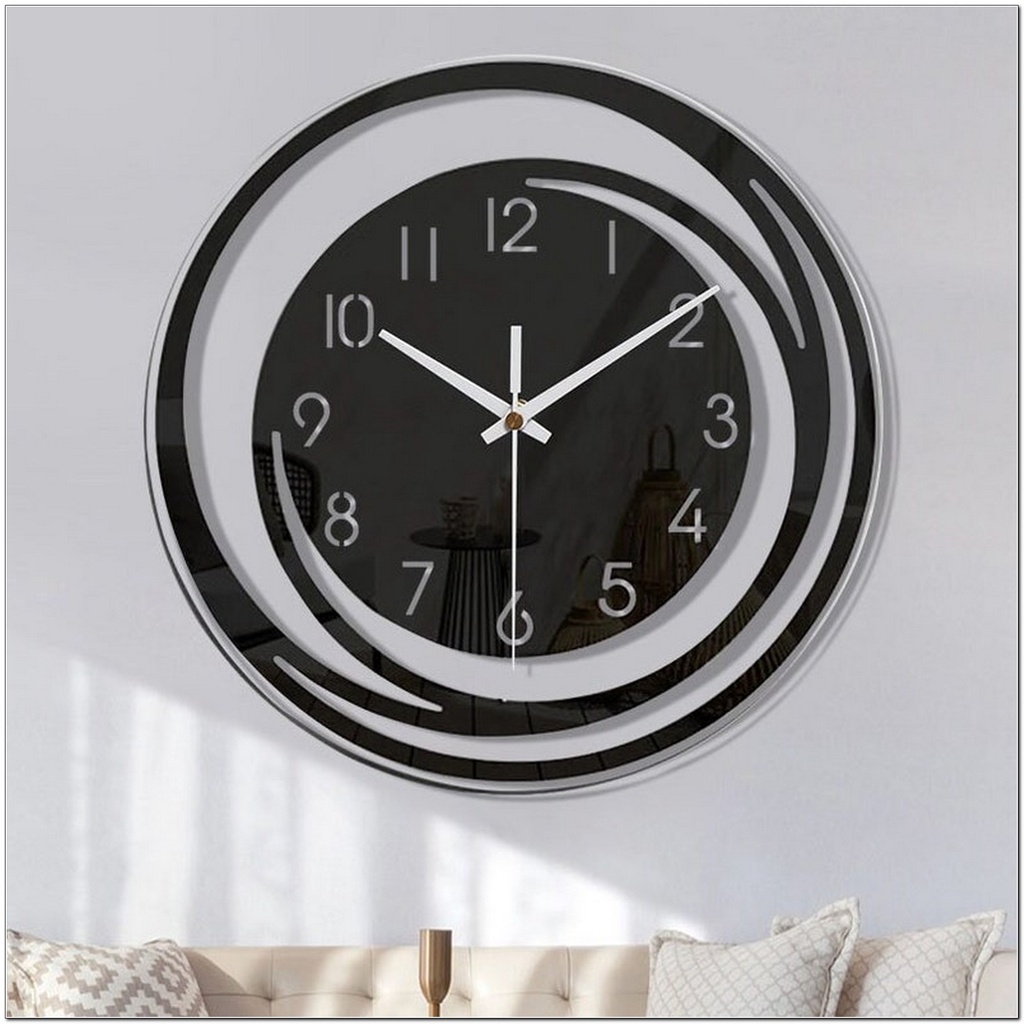 Jual JAM DINDING TEMBOK RUANG TAMU AESTHETIC / ESTETIK | HIASAN DINDING ...