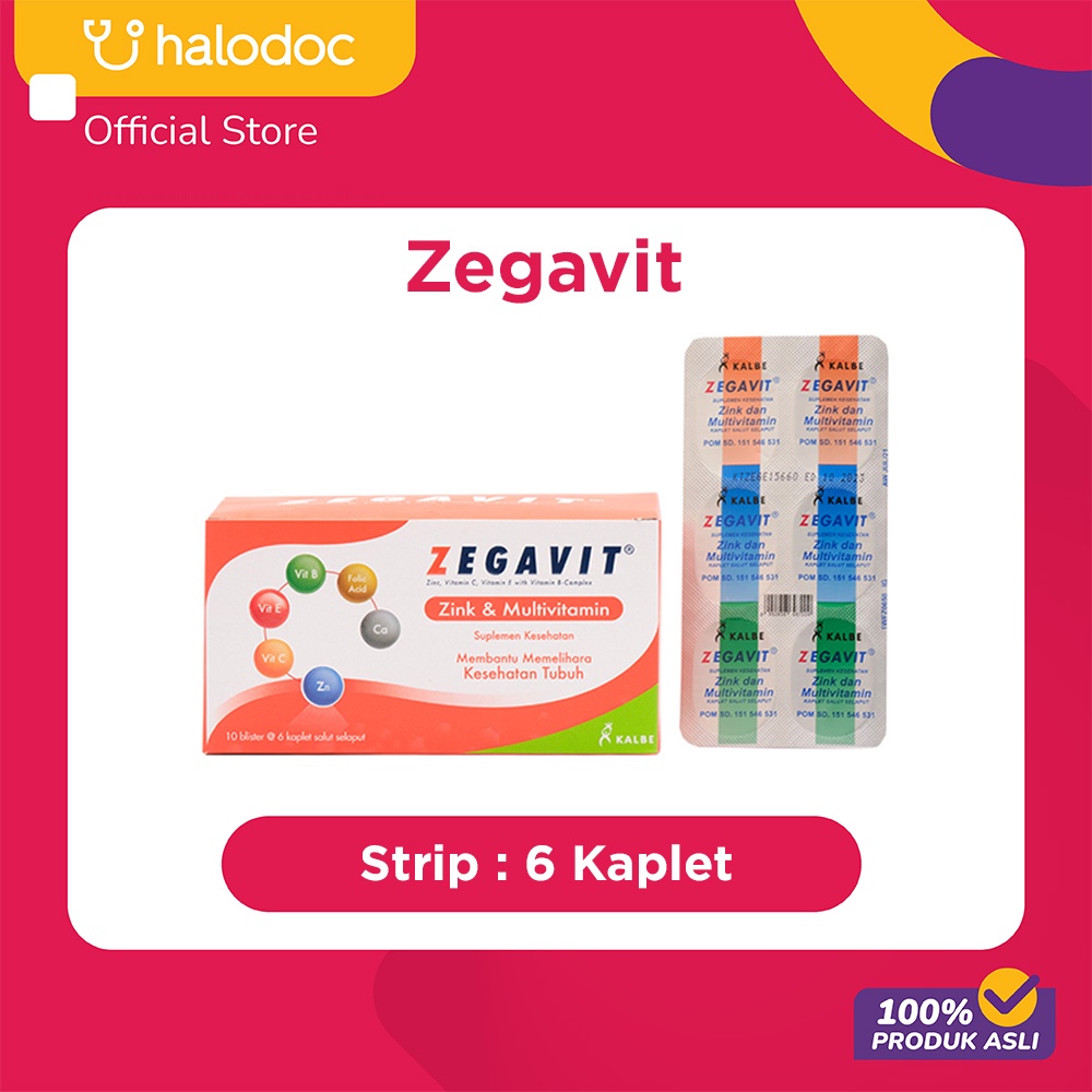 Jual Zegavit 6 Kaplet | Shopee Indonesia