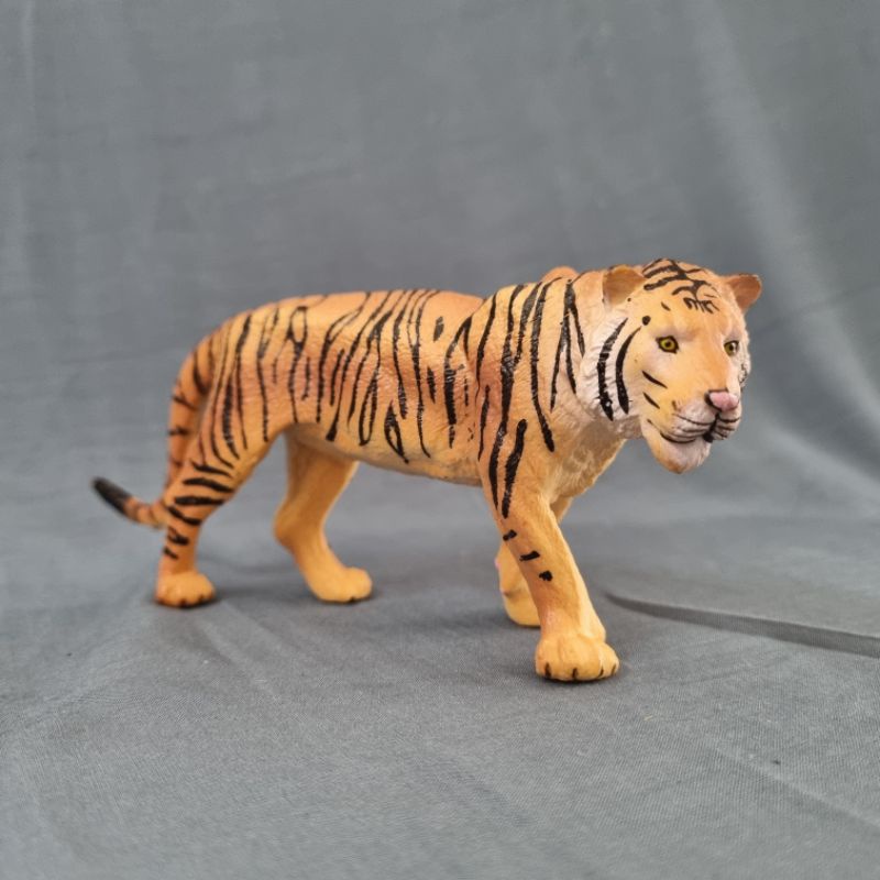 Jual Figur Hewan Harimau Asia Tiger PVC Miniatur detail rapi panjang ...