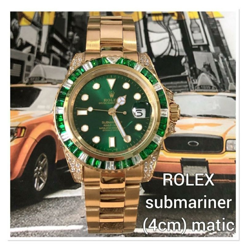 Jual Jam Tangan Merek Rolex Submariner Diamond Automatic Swiss Clone ...