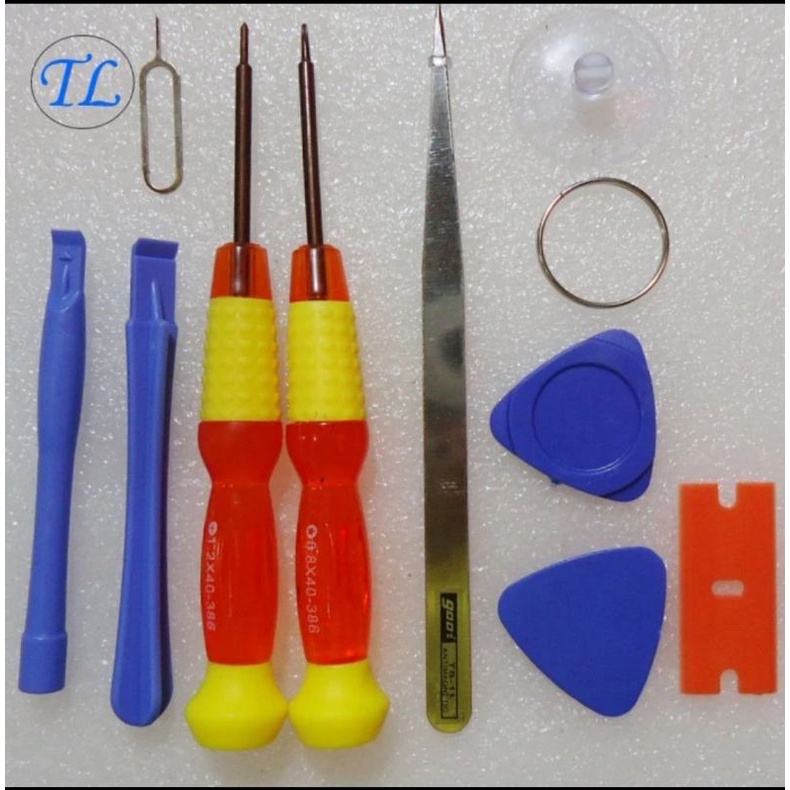 Jual Obeng Set Alat Service Hp Android 10 In 1 / Alat Reparasi ...
