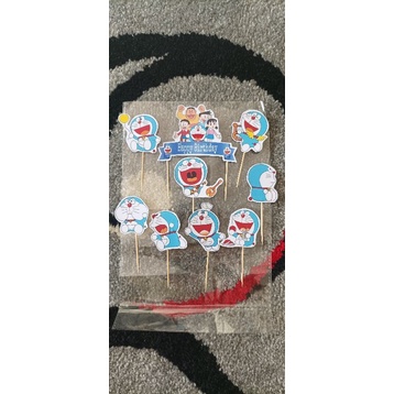 Jual TOPPER ULTAH DORAEMON TOPPER CAKE TOPPER ULANG TAHUN / HIASAN KUE ...