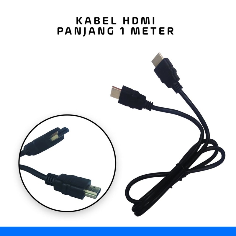 Jual KABEL HDMI 1 M / HDMI 1 MMURAH / HDMI 1 METER HDMI SET UP BOX ...