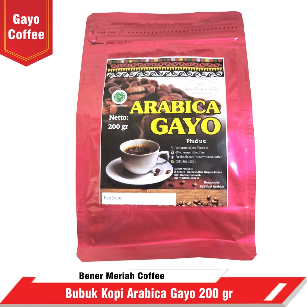 Jual Kopi Arabica Gayo 200 Gr | Shopee Indonesia