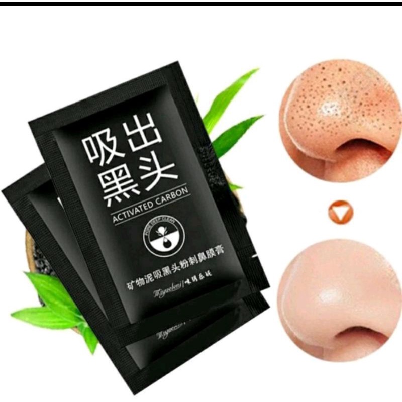Jual Blackhead Masker Activated Carbon Komedo Remove Sachetan Paling ...