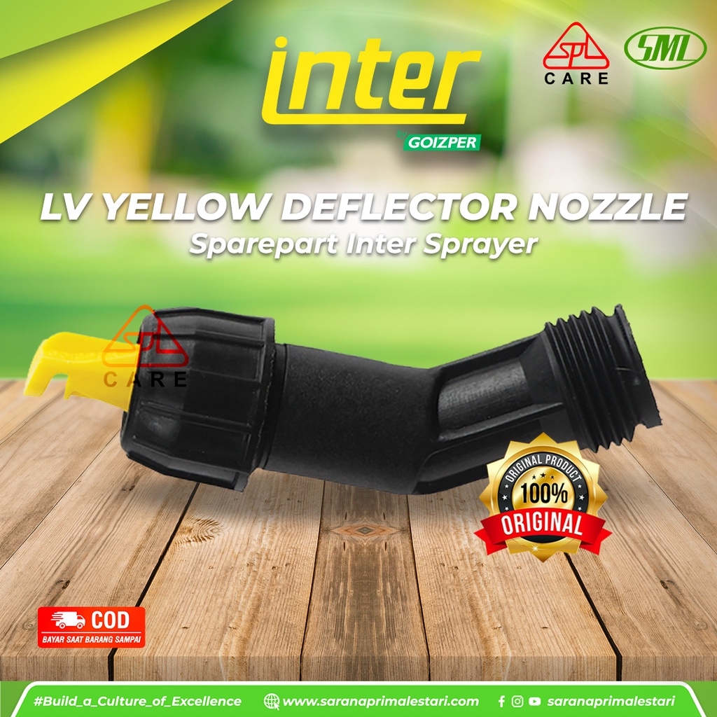 Jual LV Yellow Deflector Nozzle (nozzle inter sprayer) | Shopee Indonesia