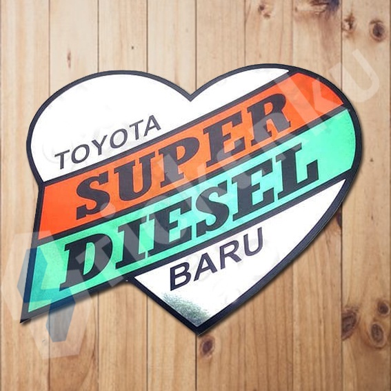 Jual STIKER SUPER DIESEL TOYOTA | Shopee Indonesia