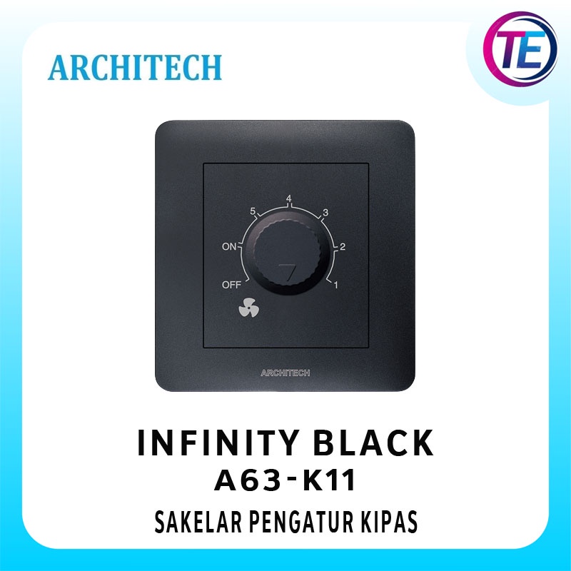 Jual SAKLAR / SAKELAR LAMPU ARCHITECH INFINITY BLACK A63 2.2 SERIES NEW | Shopee Indonesia