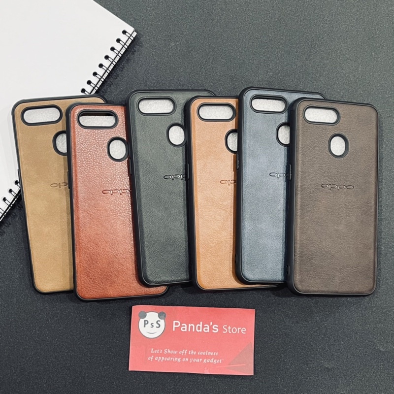 Jual Leather Case Oppo A5s, A12, A11K, A7 2020, F9 Softcase Kulit ...