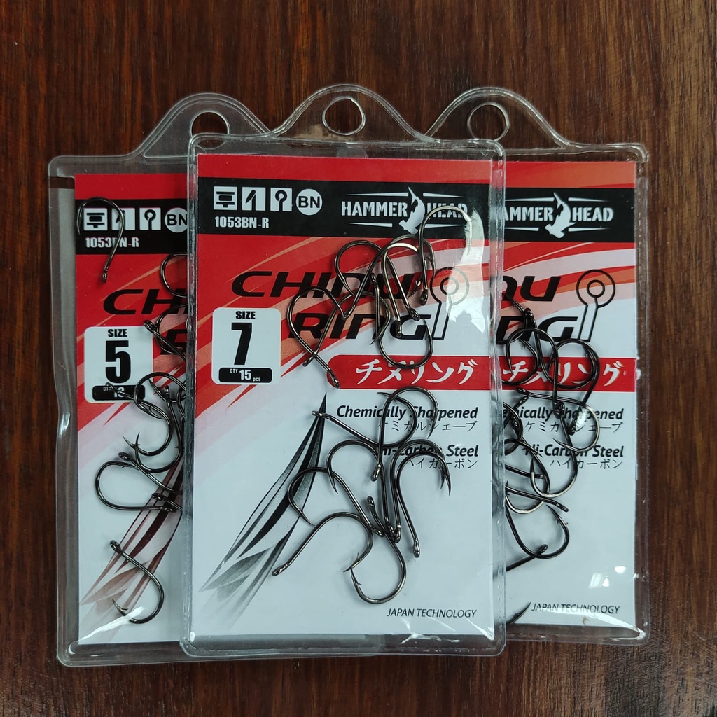 Jual Mata Kail Hammerhead Chinu Ring Hammer Head Merah Patis Galatama ...