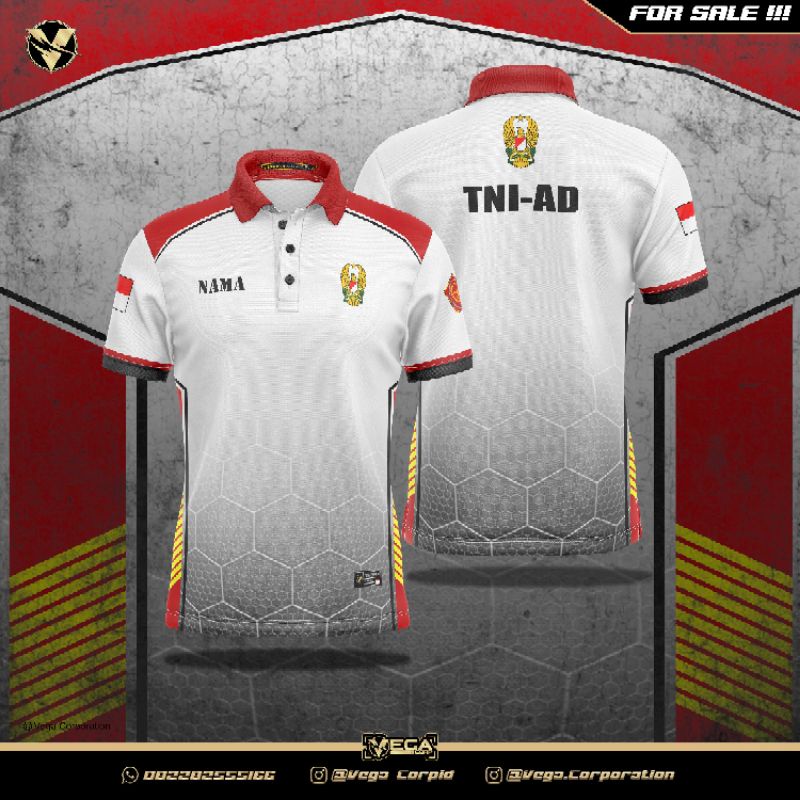 Jual JERSEY TNI AD / TNI AL / TNI AU / POLRI FREE CUSTOM LOGO | Shopee ...