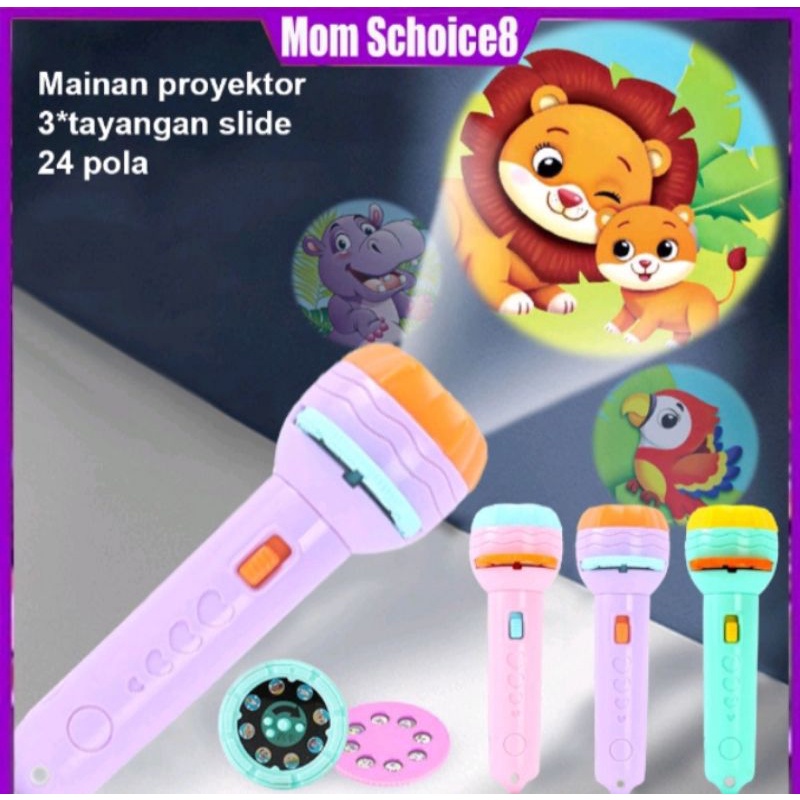 Jual MAINAN ANAK EDUKASI SENTER PROYEKTOR/FUN FLASHLIGHT PROJECTOR/MAINAN SENTER PROYEKTOR ...