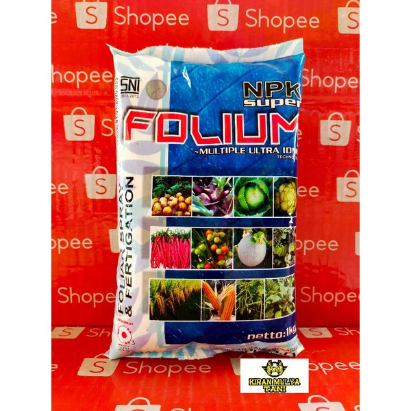 Jual NPK Super Folium ''technologi multiple ultra ionik'' 1kg | Shopee ...