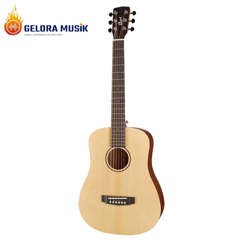 Jual Gitar Akustik Elektrik Cort Earth Mini-E Adirondack-OP (CE304T) | Shopee Indonesia