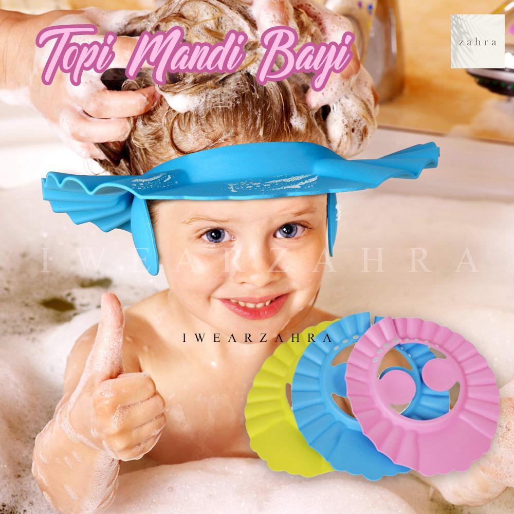 Jual TOPI KERAMAS BAYI - Pelindung Kepala Mandi Baby Kids Shampoo ...
