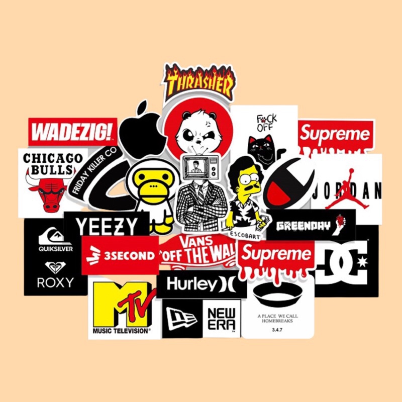 Jual STICKER PACK HYPEBEAST - STIKER AESTHETIC LAPTOP, AKSESORIS HP ...