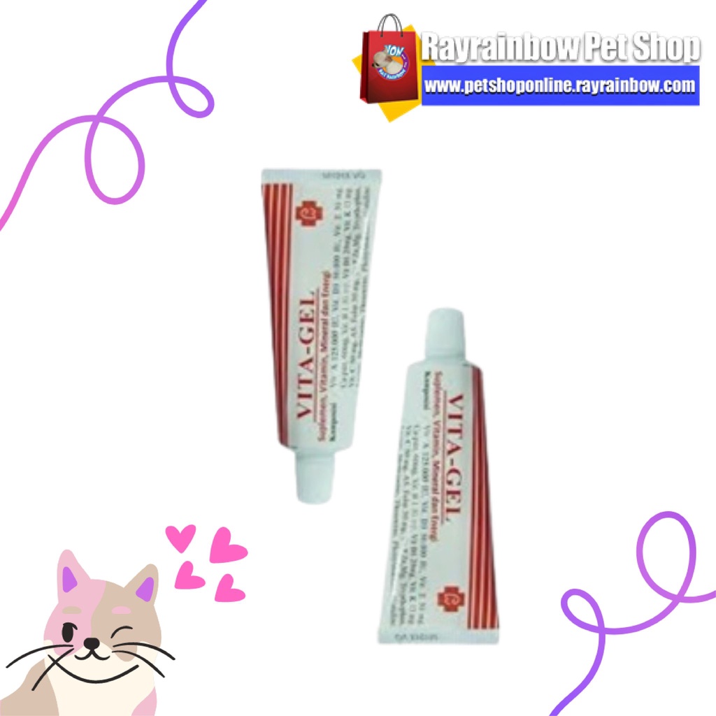 Jual Vita Gel 50gr / Vitamin Kucing Anjing Burung / VitaGel 50 gram | Shopee Indonesia