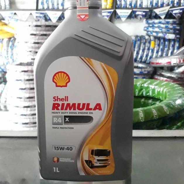 Jual Oli Shell Helix Rimula R4 X 15W/40 1L | Shopee Indonesia