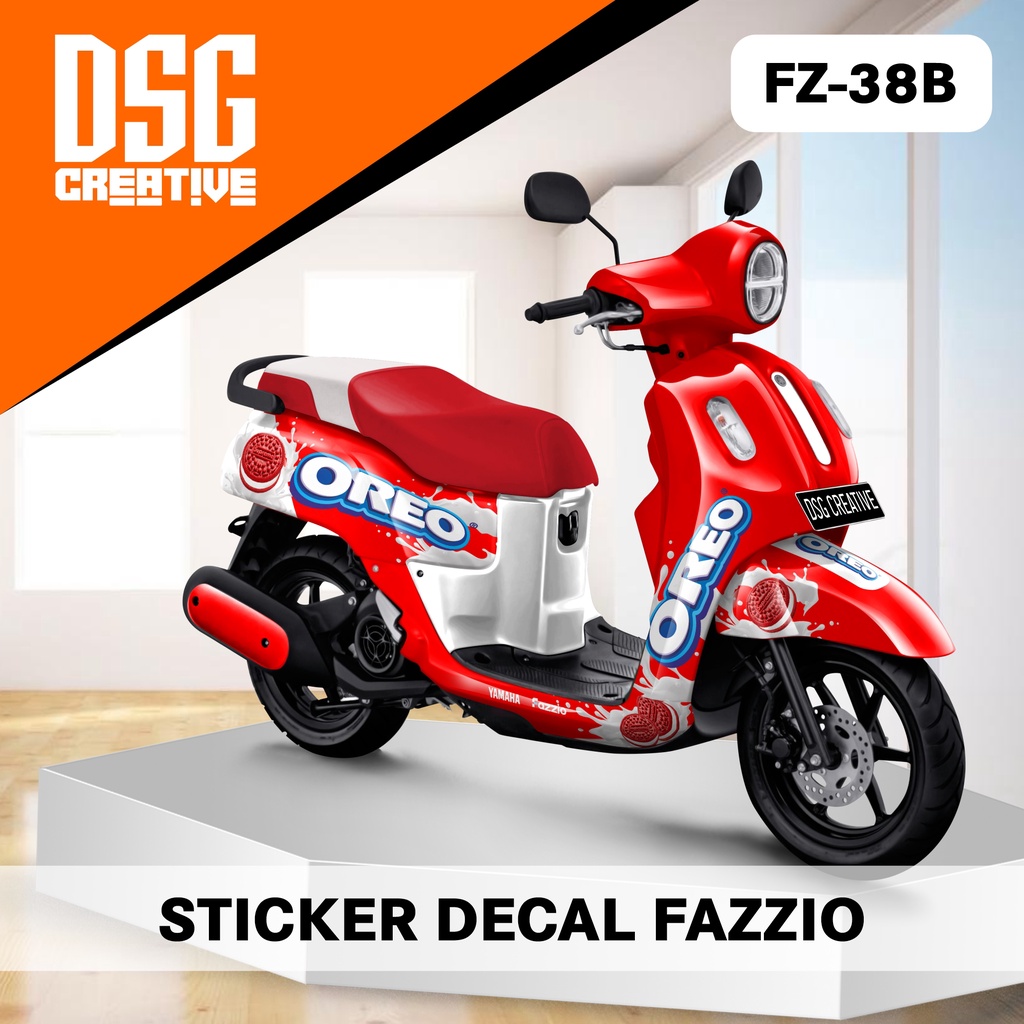 Jual STICKER DECAL - YAMAHA FAZZIO FULL BODY KODE FZ38B | Shopee Indonesia
