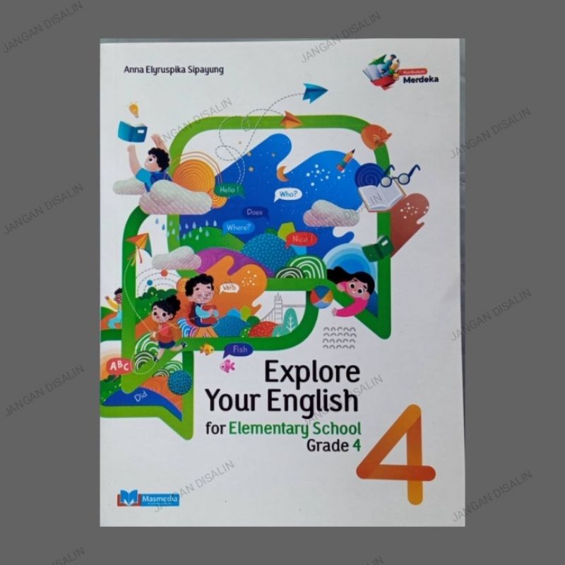 Jual Buku Bahasa Inggris kelas 4 SD/MI Kurikulum Merdeka Penerbit Masmedia | Shopee Indonesia