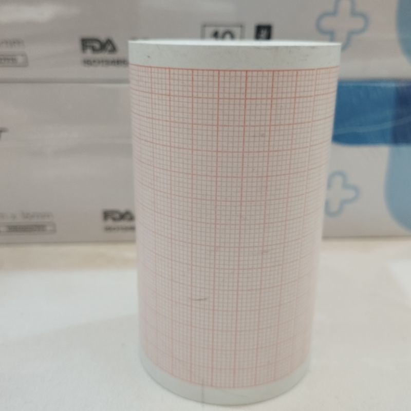Jual KERTAS ROLL EKG / ECG FUKUDA DENSHI 80mm x 25m x 16mm 80x25 ...