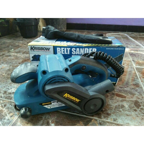 Jual Amplas Belt Sander Krisbow / Mesin Amplas Sabuk | Shopee Indonesia