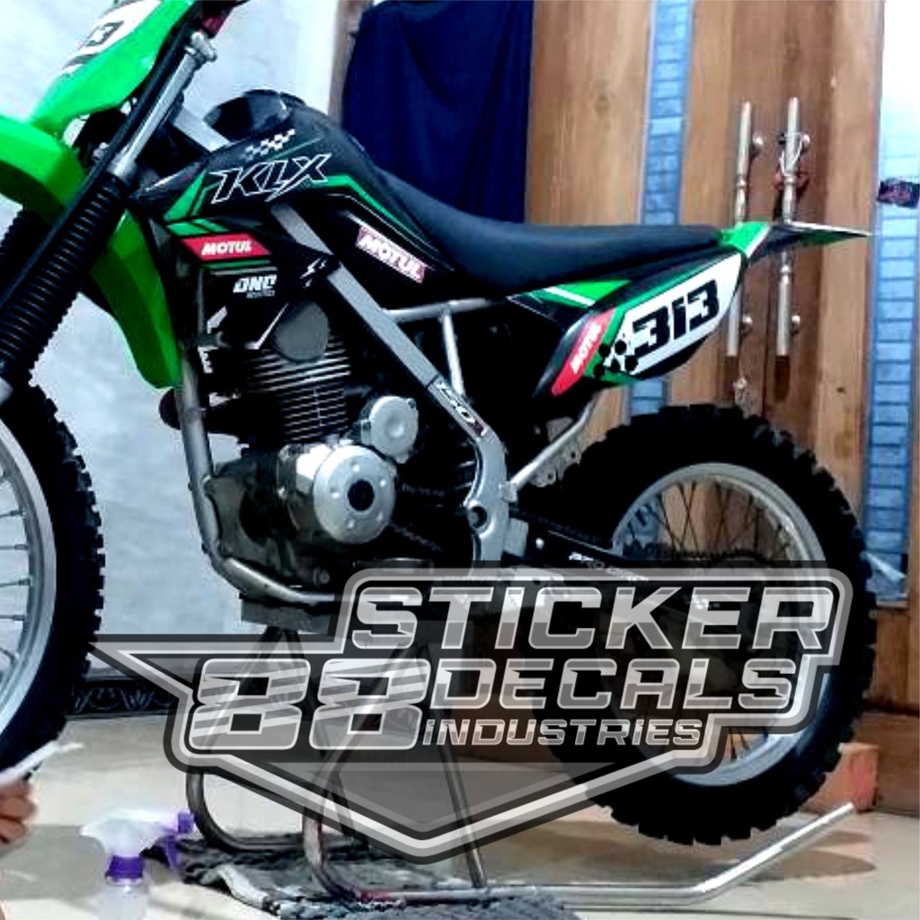 Jual Sticker Decal Variasi KLX S 150 - Stiker decal KLX 150 Lama Desain ...