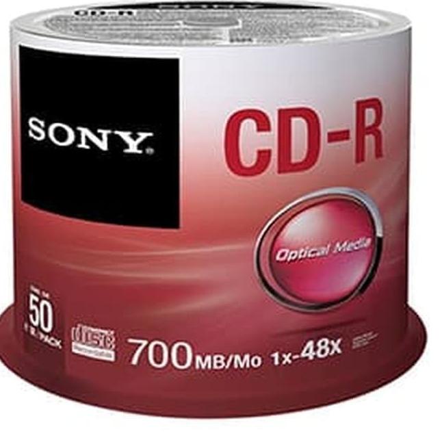 Jual CD-R SONY /CD R SONY isi 50 pcs CD R kosong original | Shopee Indonesia