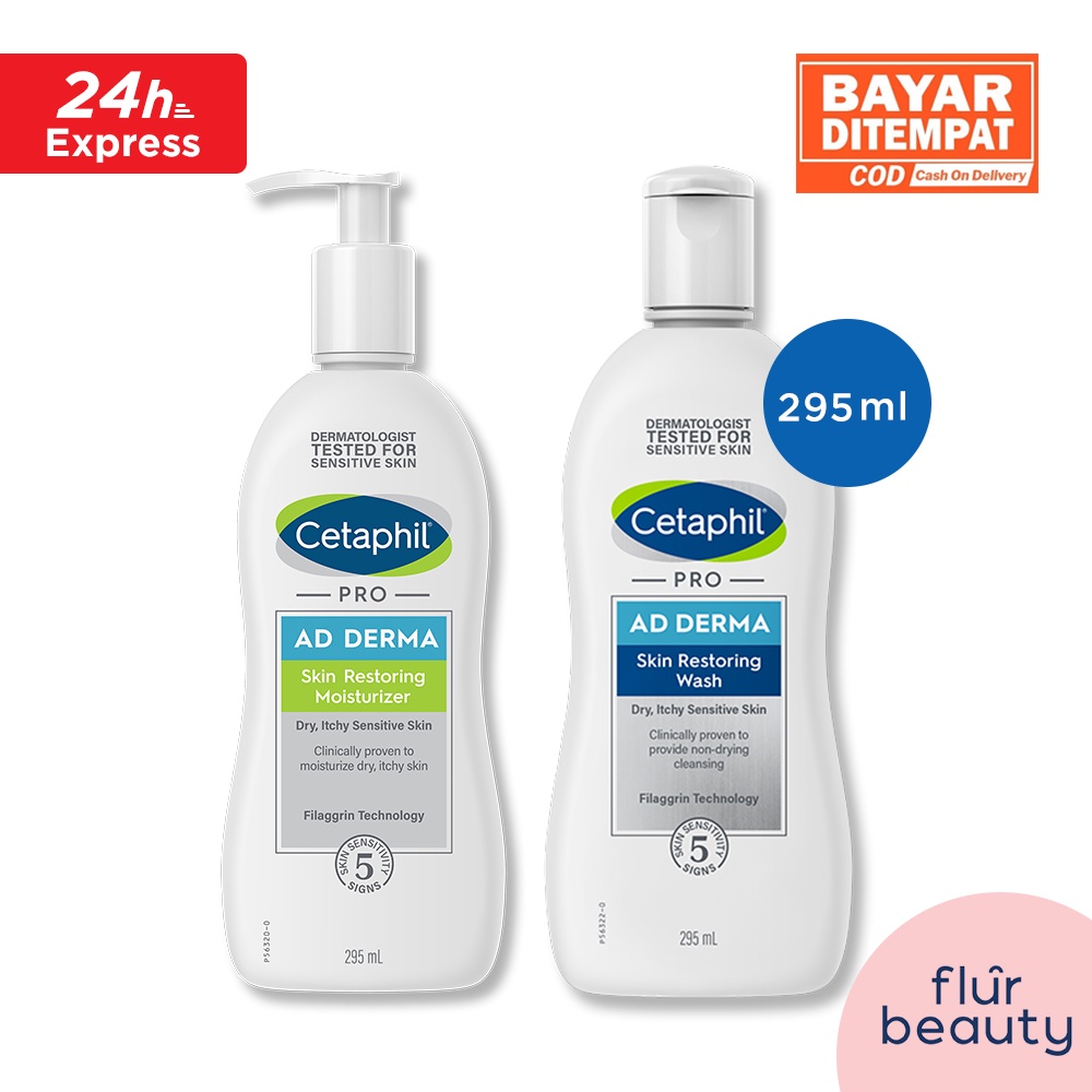 Jual Cetaphil - Pro Ad Derma Skin Restoring Wash / Moisturizer (295 ml ...