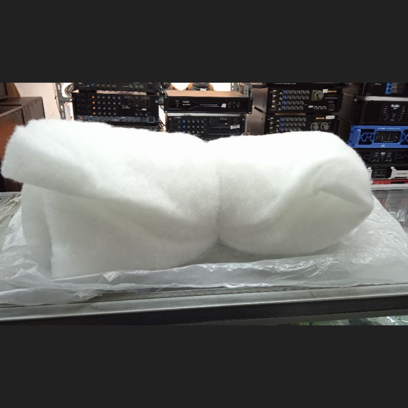 Jual Glass Wool Putih GWP / Glaswol putih dakron putih / dakron putih ...