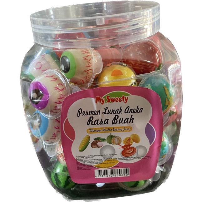 Jual PERMEN BOLA LUNAK JELLY ISI 50 PCS LUNAK MINI ISI 120 | Shopee ...