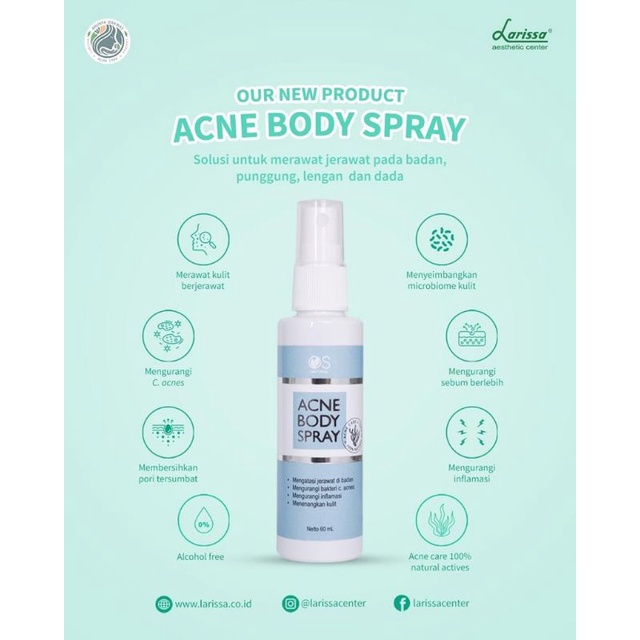 Jual Larissa Acne Body Spray | Shopee Indonesia