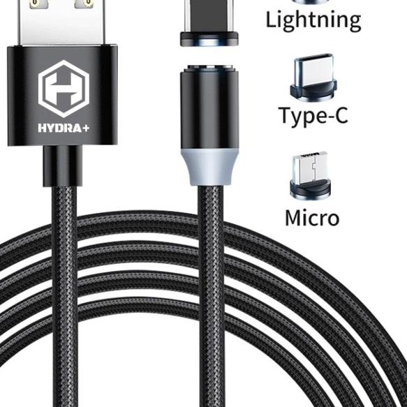 Jual HYDRA+ MAGNA MAGNETIC KABEL DATA 2A Fast Charging Magnet Cable ...