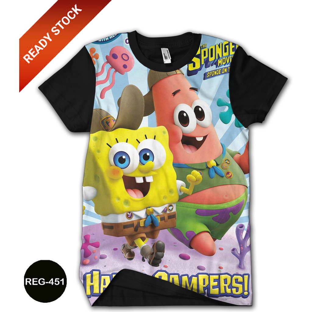 Jual Baju SpongeBob SquarePants Baju Anak dan Dewasa Spongebob Series ...
