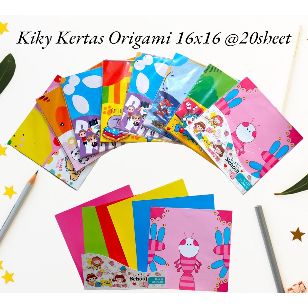 Jual Origami, Kertas Origami, Kiky, forte, dll | Shopee Indonesia