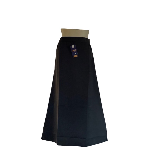 Jual ROK HITAM PANJANG KERJA SEKOLAH OSPEK WANITA FORMAL MODEL A UKURAN ...