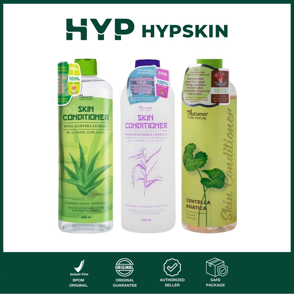Jual Autumn Toner Skin Conditioner with Hatomugi Extract 500ml free ...