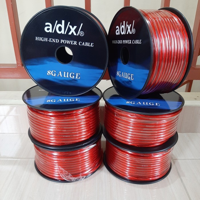 Jual Kabel 8 Awg Kabel Power Audio Mobil 8 AWG ( 1 Roll ) | Shopee ...