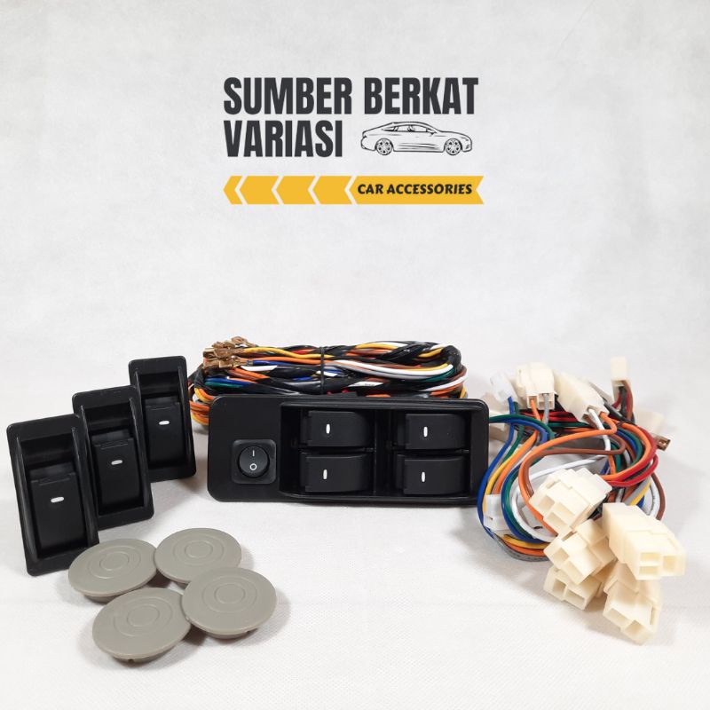 Jual Swit Switch Power Window Mobil Universal 4 Pintu | Shopee Indonesia