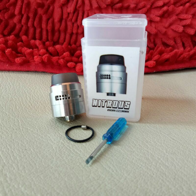 Jual RDA NITROUS 22MM SINGLE COIL BY DAMN VAPE HIGHCLONE | Shopee Indonesia