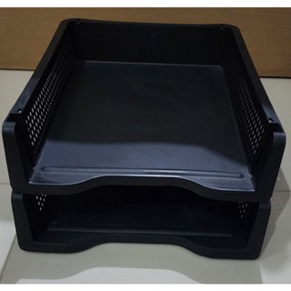 Jual Rak dokumen meja (HARGA PER BIJI) Rak A4 / rak susun / rak plastik ...