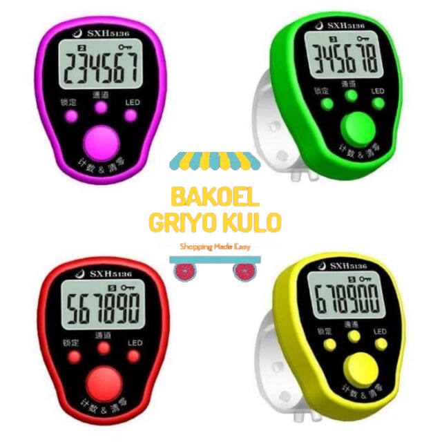 Jual Tasbih Digital Mini LED Tanggal Plus Jam Tasbeh Digital Mini ...