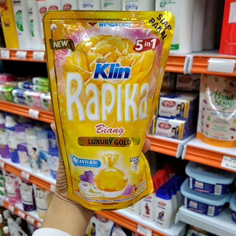 Jual LIVE rapika 5in1 refil 250ml luxury gold | Shopee Indonesia